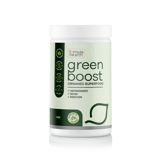 Certified Organic Green Boost Powder Superfood blend. – Formula Health